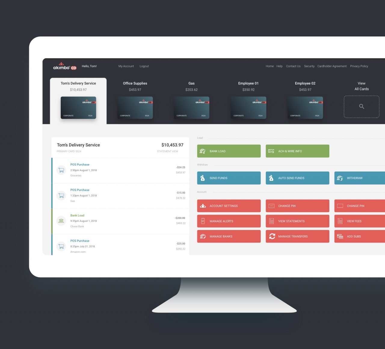 Make Business Expenses Simple | Akimbo Card