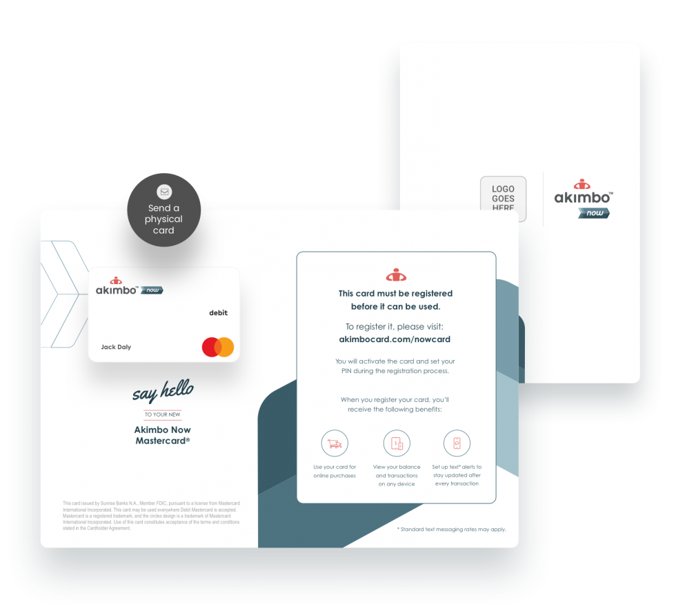 Deliver Incentives, Promotions & More | Akimbo Card